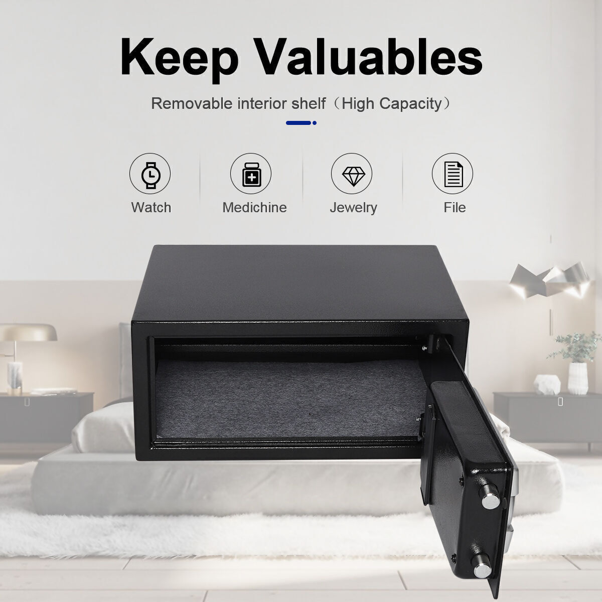 On Sale Wholesale Price Iron Black Antique Hidden Biometric Concealment ...