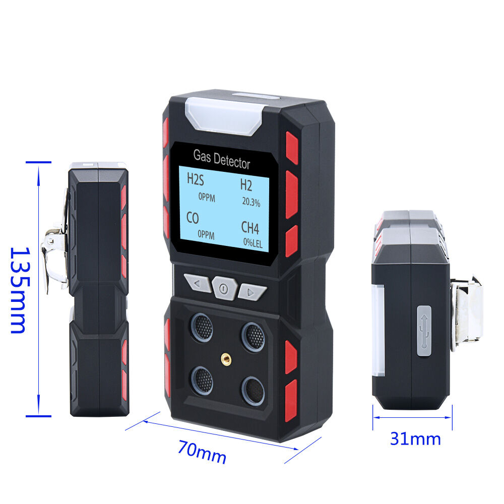 Buy Wholesale China Industrial Toxic Gas Detector 4 In 1 Portable Multi Gas Analyzer H2s /co/ex ...