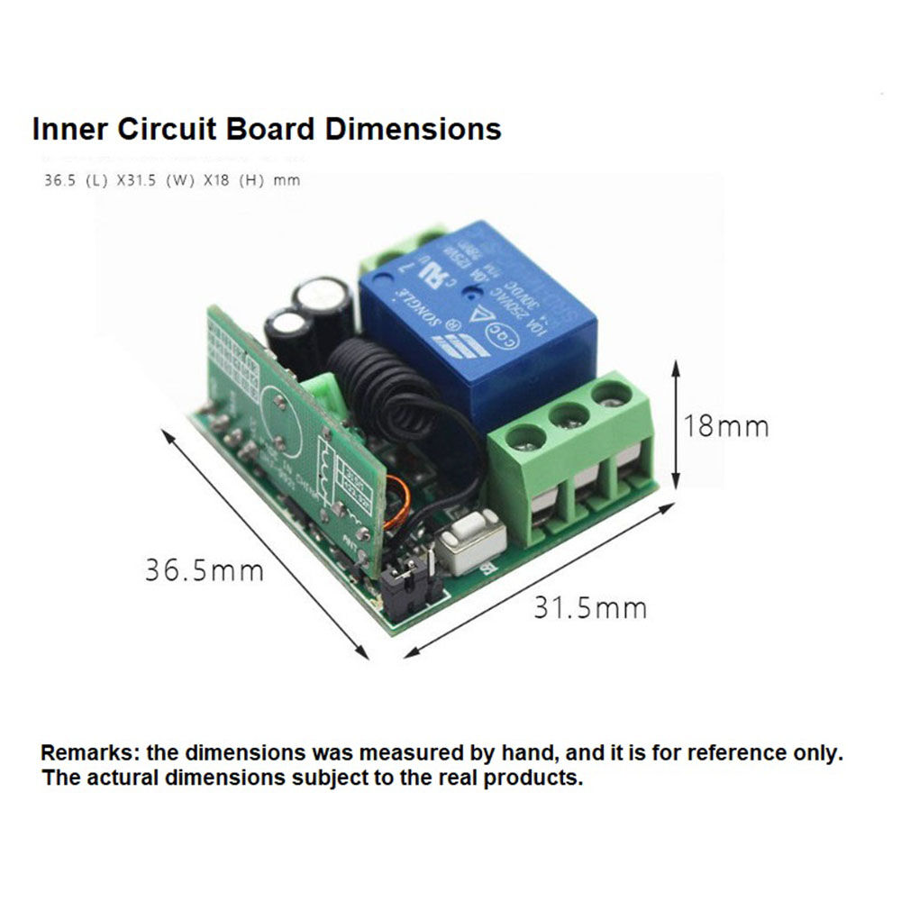 Factory Wholesale Wireless 1 Gang Transceiver Relay Modules Ask Remote ...