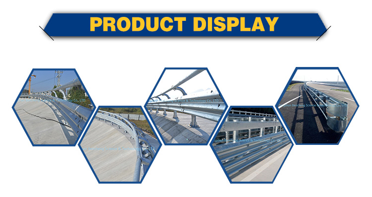 Buy Wholesale China Safety Metal Beam Crash Barrier With End External ...