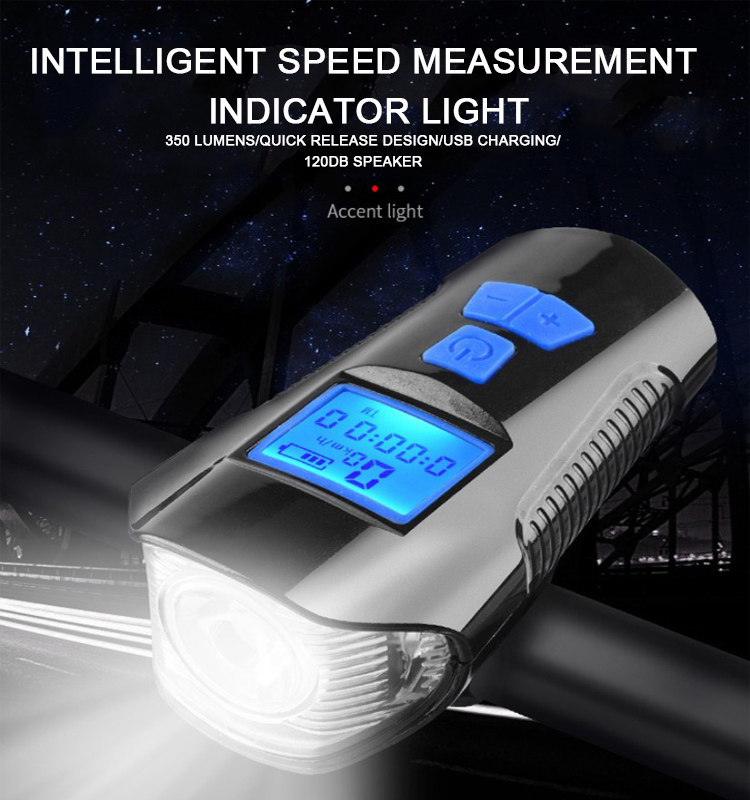 Buy Wholesale China 4 Light Modes Speed Meter Horn Battery Rechargeable ...