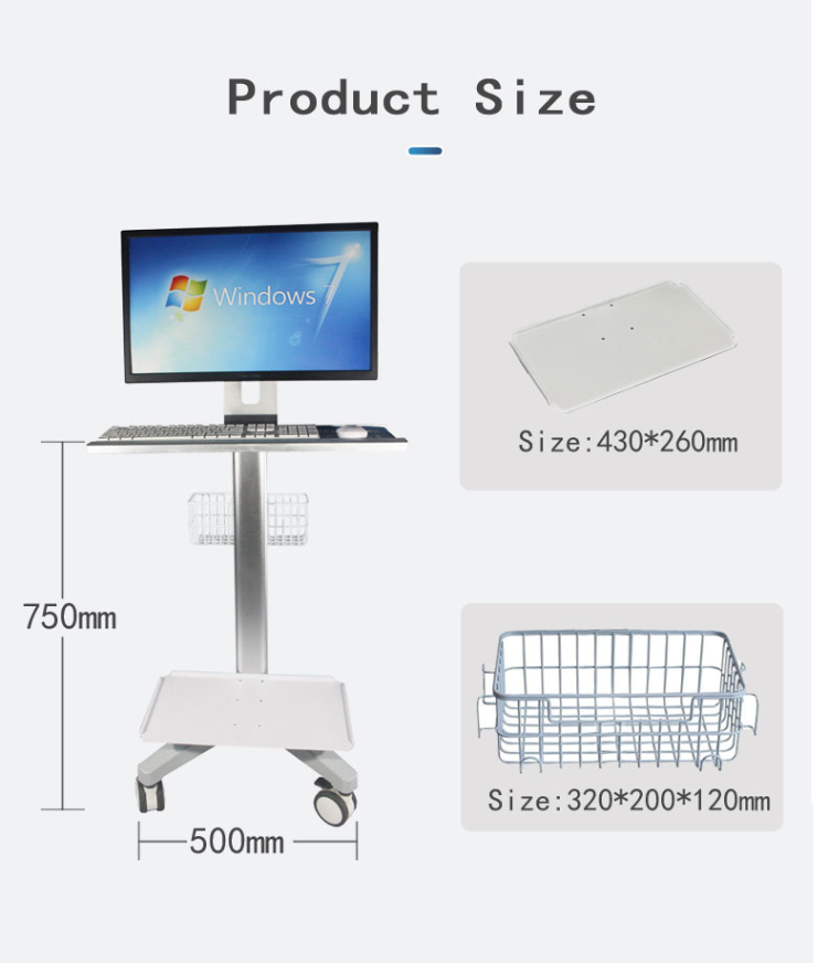Buy Wholesale China Manufacturer Supply Push Medical Hospital Computer ...
