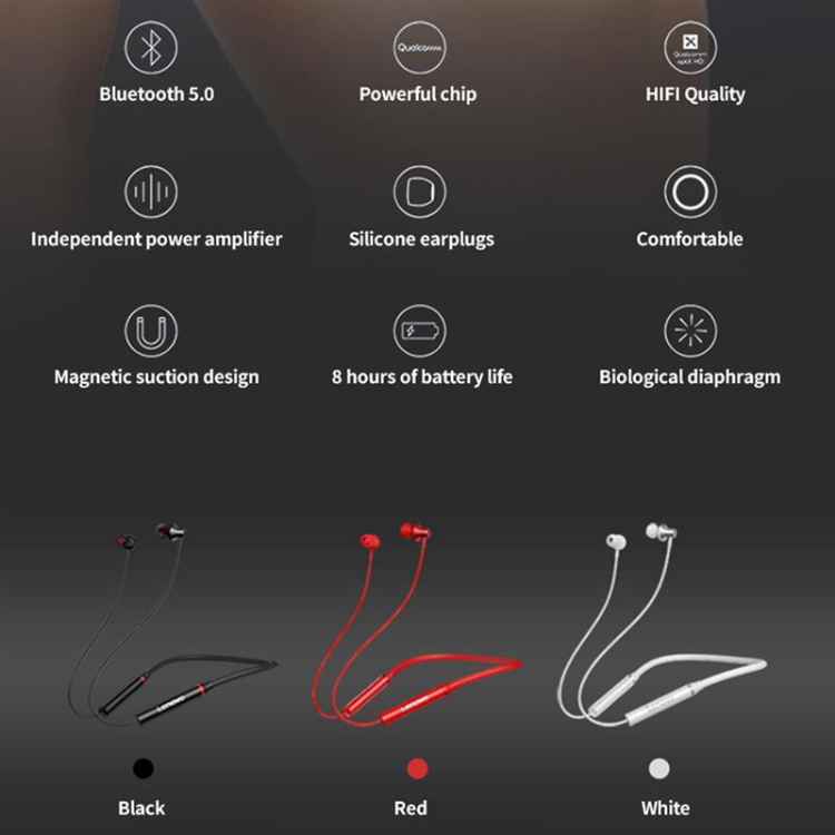 Buy Wholesale China Neckband Headset Wireless Earphone Bluetooth 5.0 ...