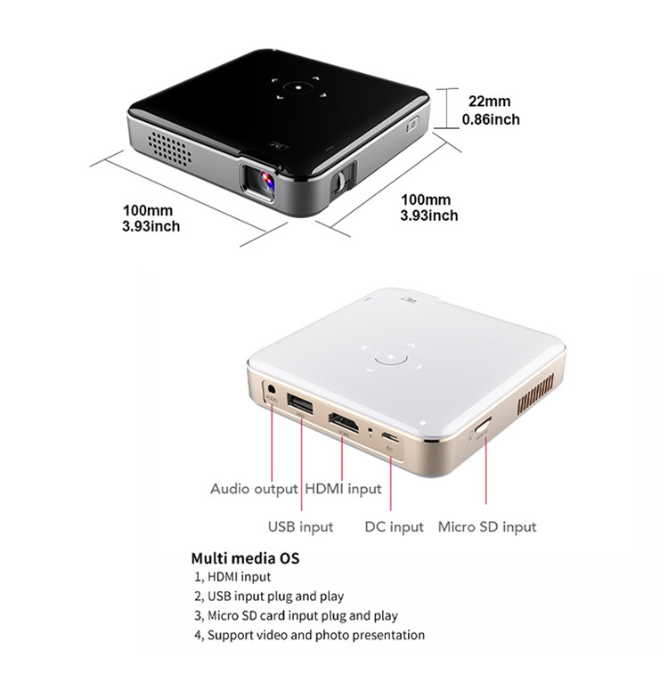 Buy Wholesale China Amazon Hot Selling Home Theater Video Player 3d Dlp ...