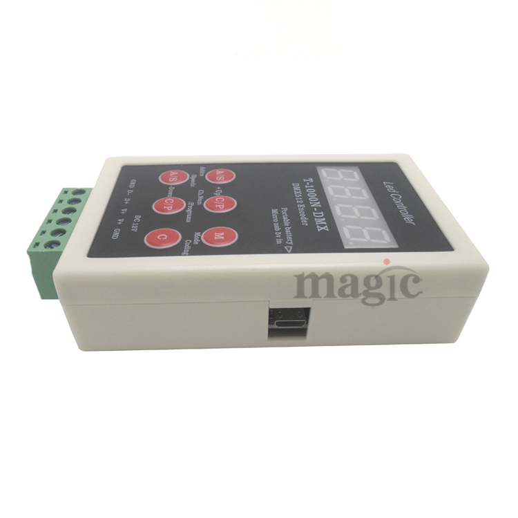 Xb-c100 Dmx 512 Ic Chip Address Code Writer Rgb Rgbw Touch Screen Led ...