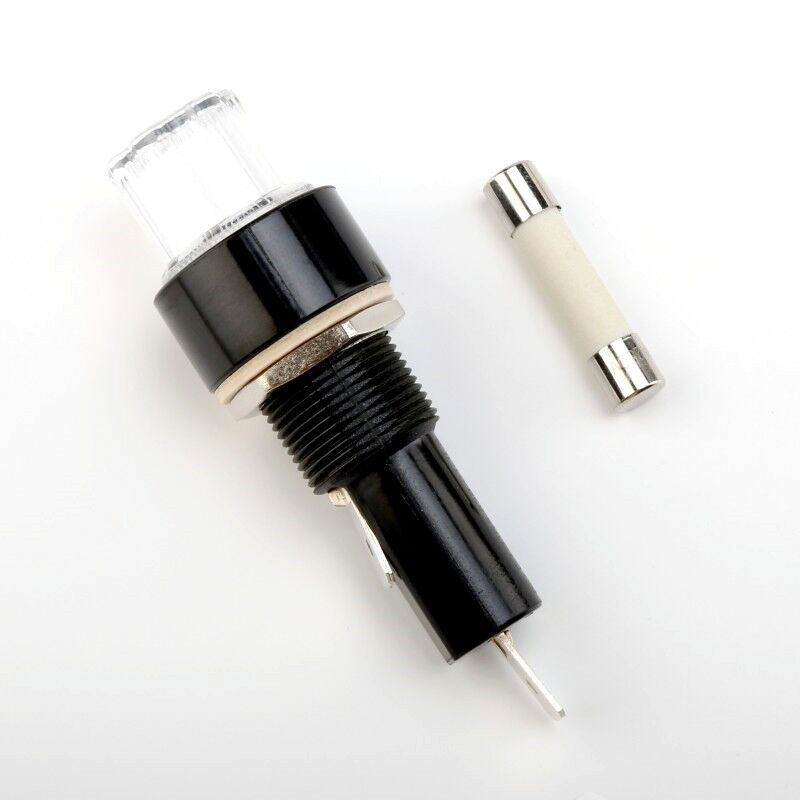 Buy Wholesale China 6.3 X 30mm Panel Mount Fuse Holder With Led & Fuse ...