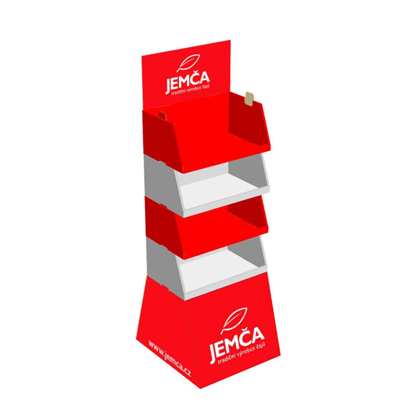 Corrugated Slippers Stackable Display Pdq Shelf Ready Packing Display ...