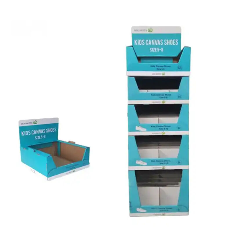 Corrugated Slippers Stackable Display Pdq Shelf Ready Packing Display ...