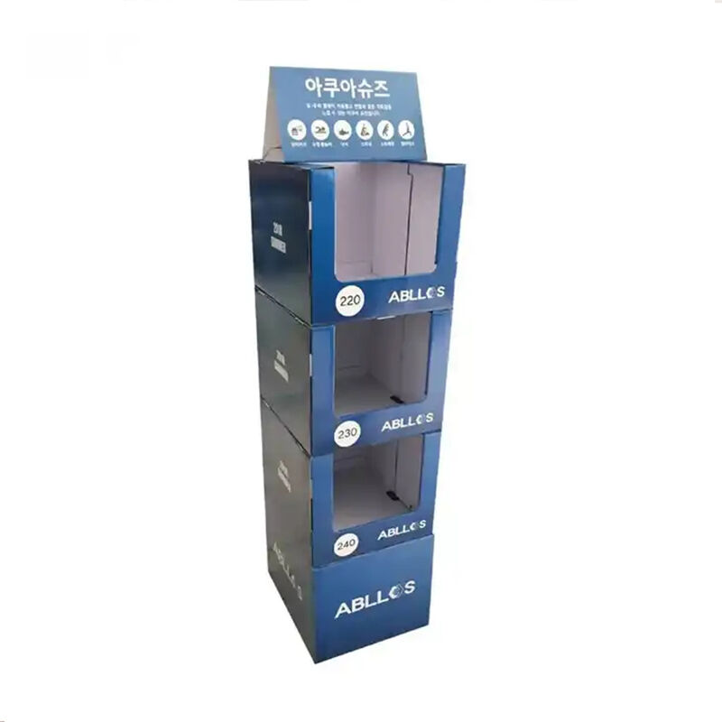 Corrugated Slippers Stackable Display Pdq Shelf Ready Packing Display ...