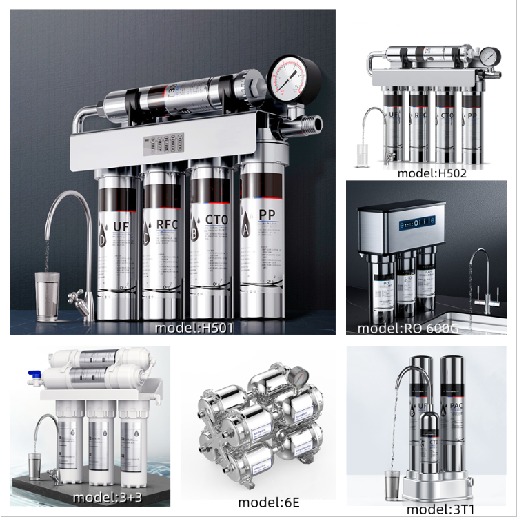 Eiree New Water Treatment Filters Replacement Reminder Kitchen 5 Stages ...