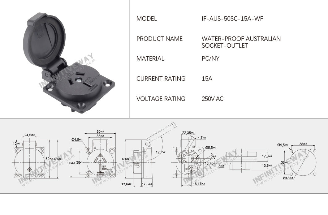 Buy Wholesale China Australian Outdoor Waterproof Socket Australian ...
