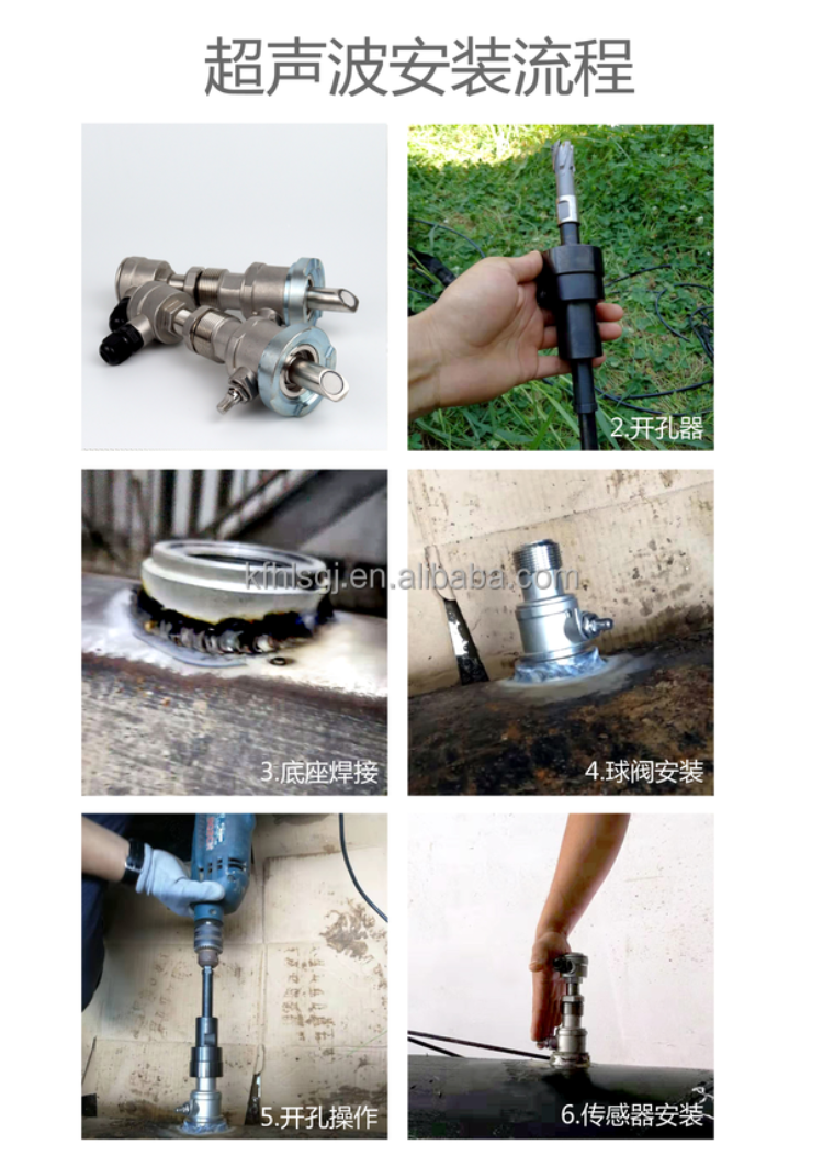 Good Price 15-6000mm Digital Doppler Flow Meter Clamp Battery Power Handheld Ultrasonic Flow ...