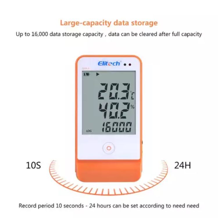 Buy Wholesale China Gsp-6 Digital Usb Temperature Humidity Data Logger Built-in Ntc Sensor High ...