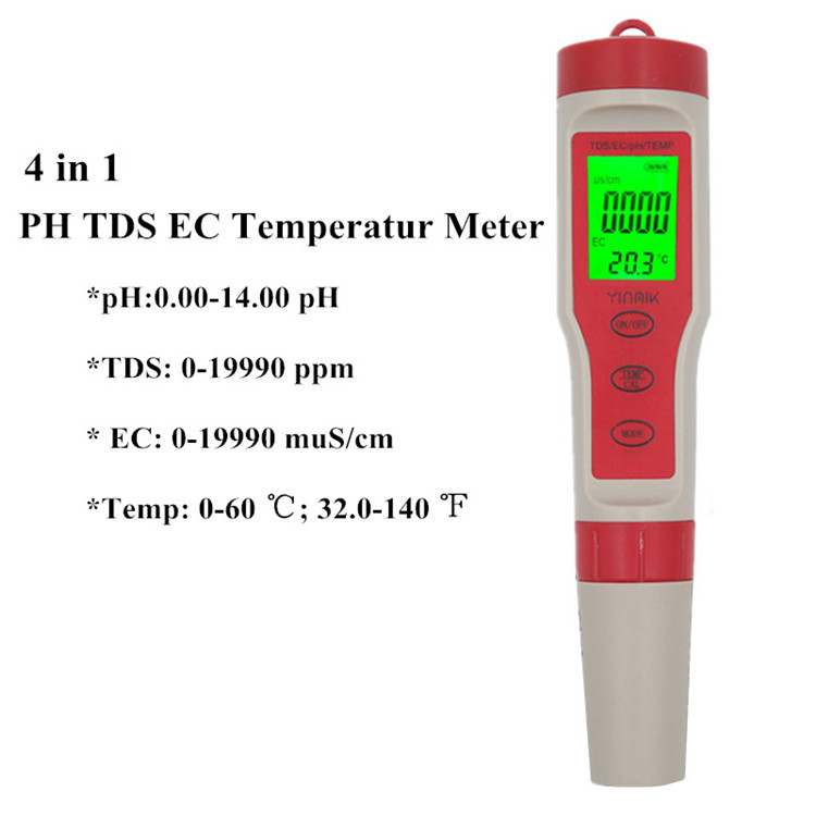 Floating Smart Alarm System Ph Ec Salt Orp Chlorine Monitoring Digital ...