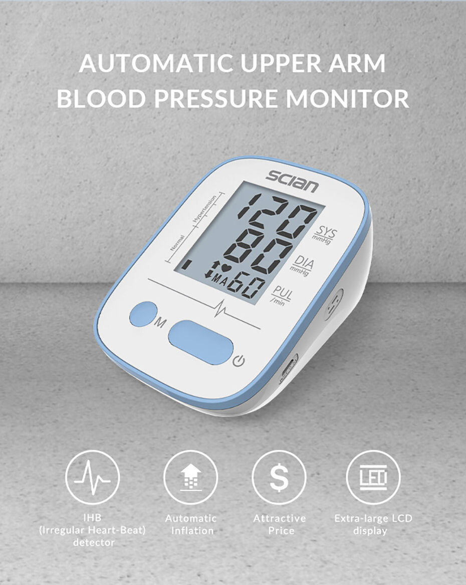 Manufacturer Family Digital Blood Pressure Monitor - China Wholesale ...