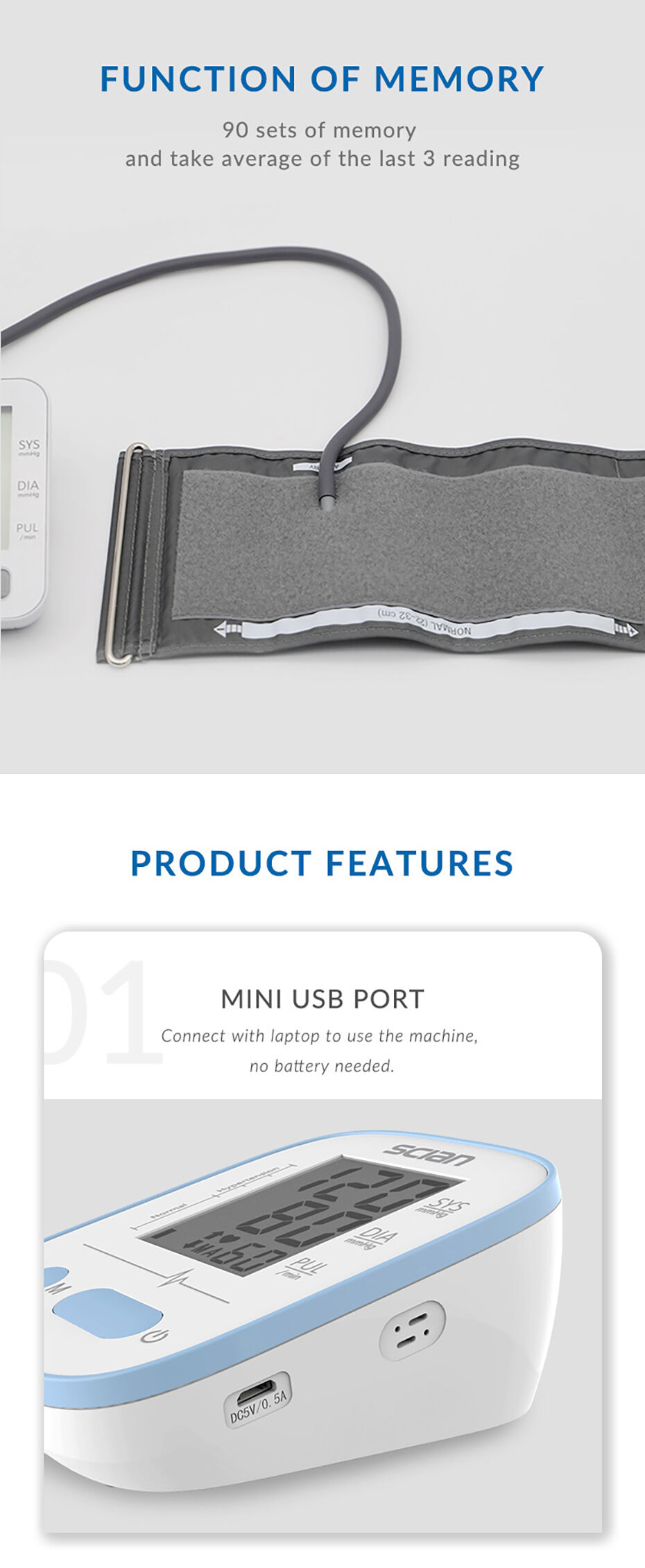 Buy Wholesale China Wholesale Non-invasive Family Digital Blood Pressure Monitor ...