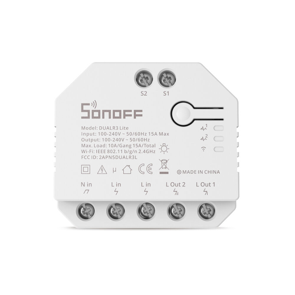 Buy Wholesale China Sonoff Dual R3lite 2 Gang Way Wifi Smart Home Light ...