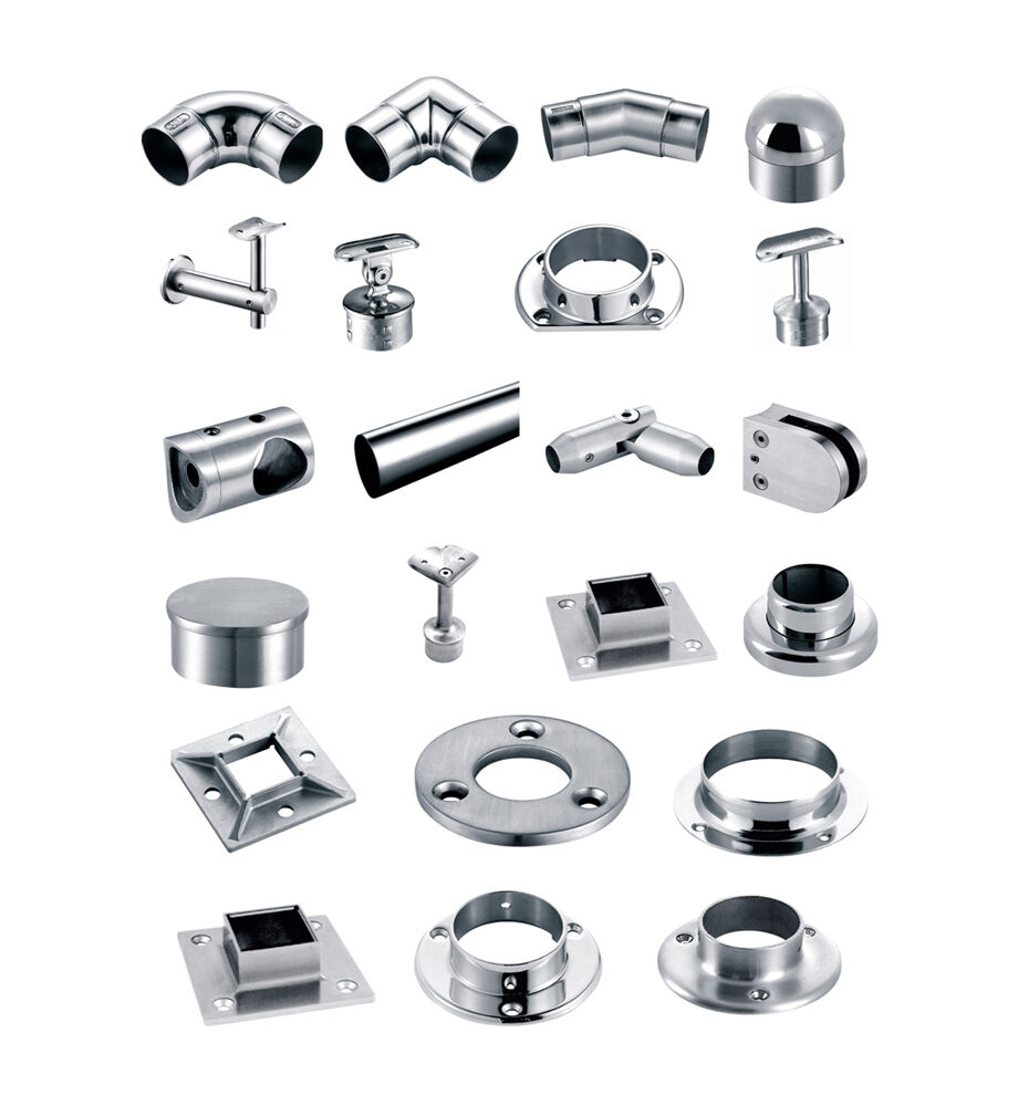 Stainless Steel Glass Railing Talon Spigot Handrail Tube Fittings Railing System Mirror Polish ...