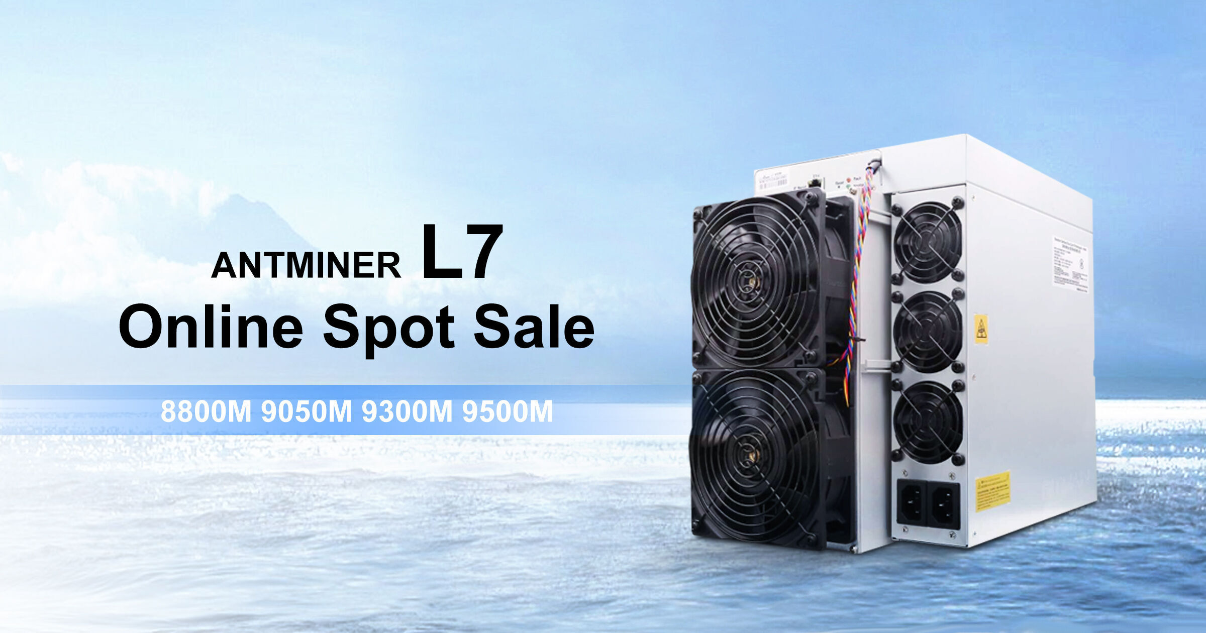 Bitmain Antminer L7 Miner 9500m 9050m 8800m Server Powerful Crypto Ltc ...