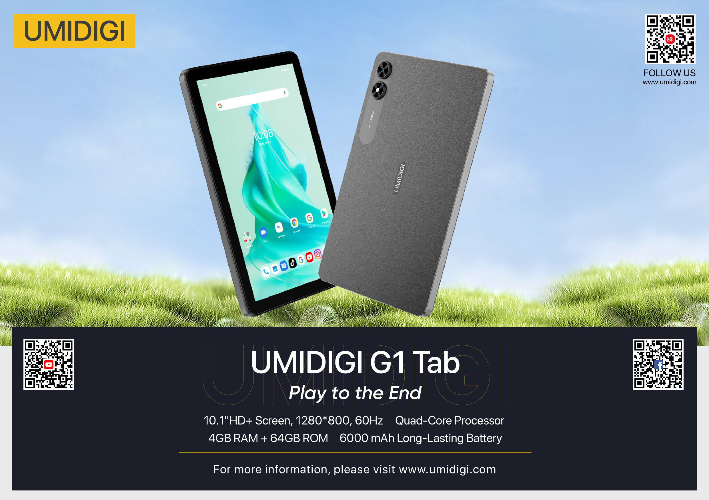 Buy Wholesale China Wi-fi6 Tablet Umidigi G1tab Android Smart Tablet ...