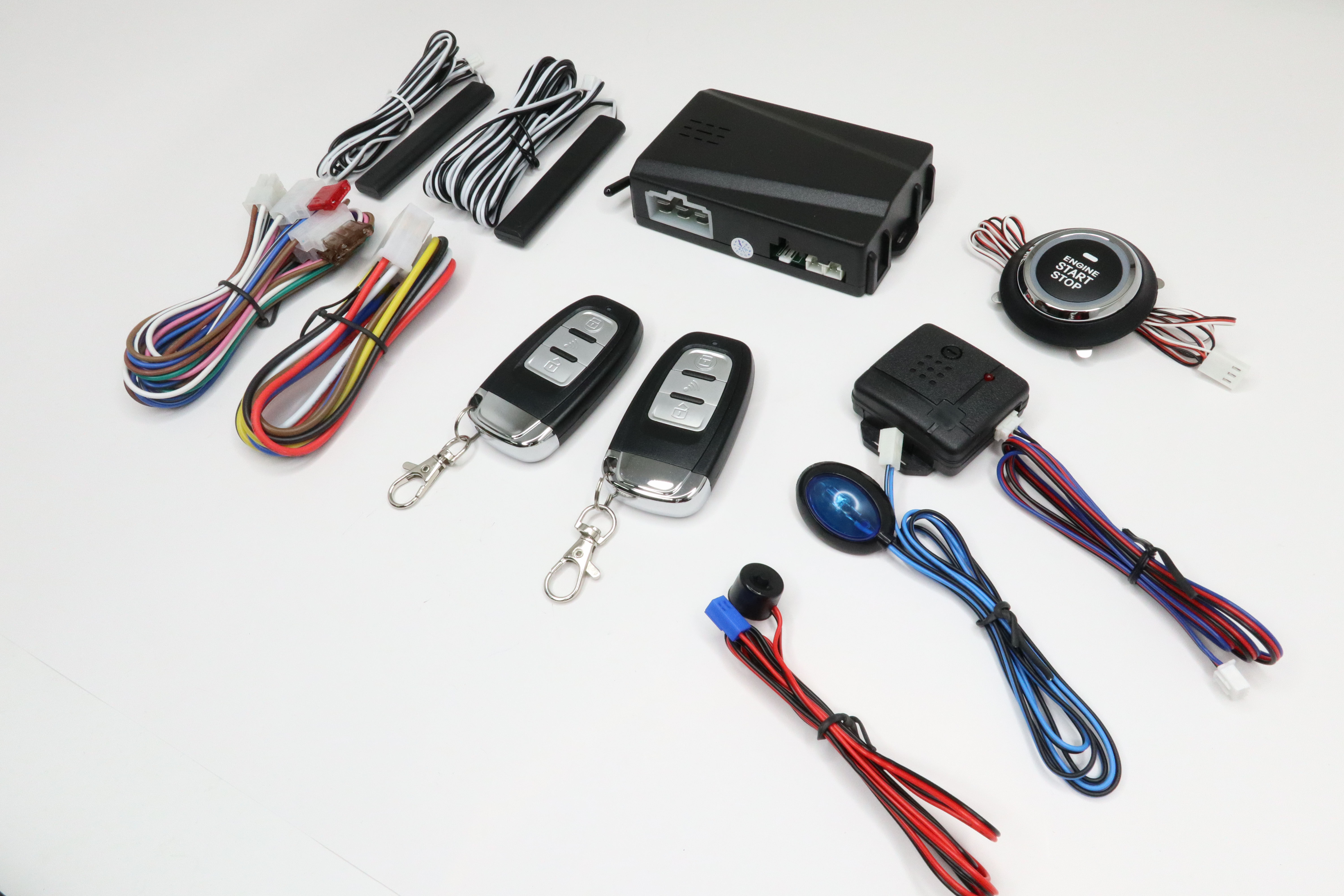 Buy Wholesale China 12v Car Pke Keyless Entry System Engine Start Alarm ...