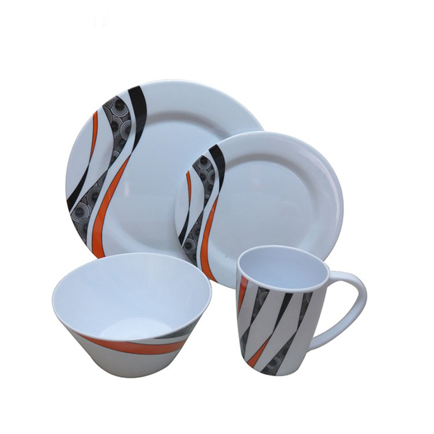 Hotel Restaurant Wedding Custom White Luxury Royal Bone China Crockery Tableaware Melamine ...