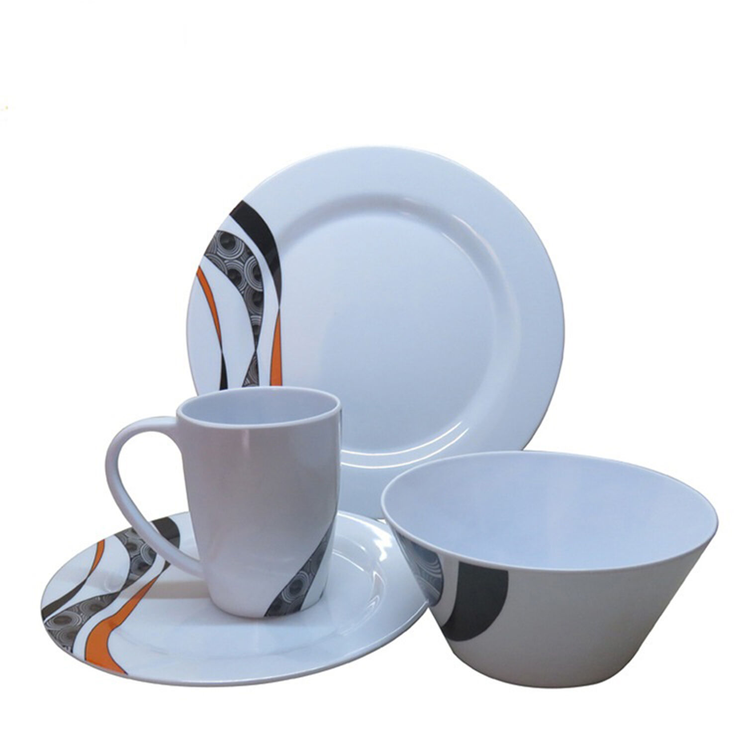 Hotel Restaurant Wedding Custom White Luxury Royal Bone China Crockery Tableaware Melamine ...