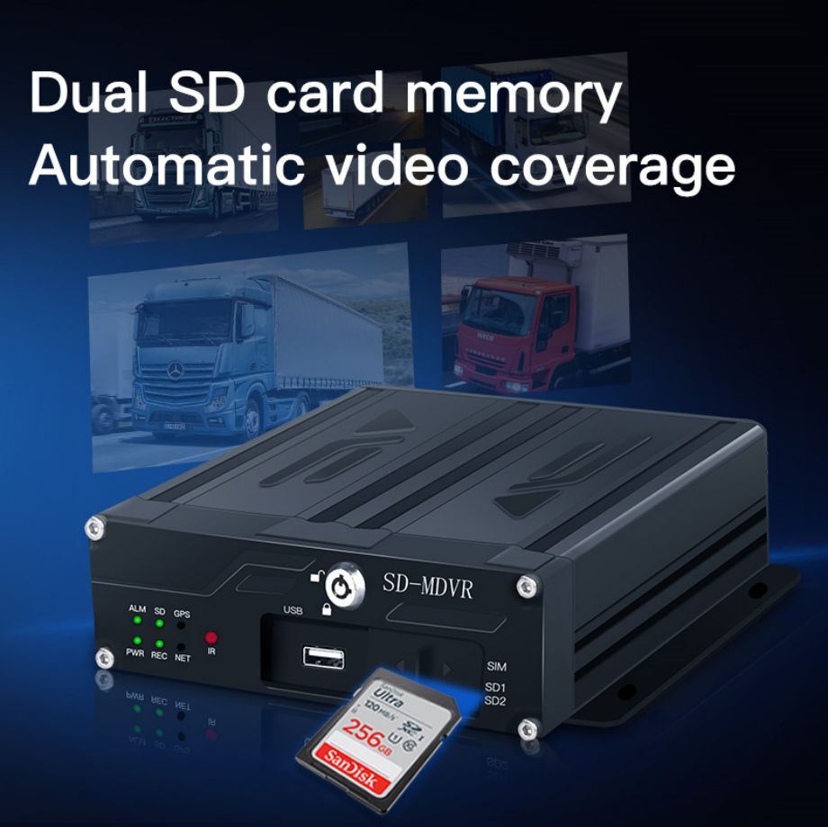 Buy Wholesale China High Quality 4k Mdvr Dual Dvr Card Storage Type Car Black Box Dvr For Lorry ...