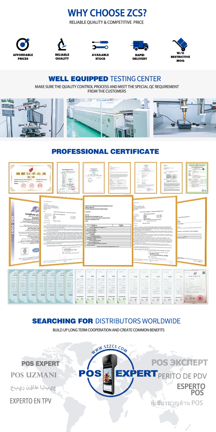 Buy Wholesale China Zcs Z100 58mm/80mm Printer Caja Registradora Pos ...