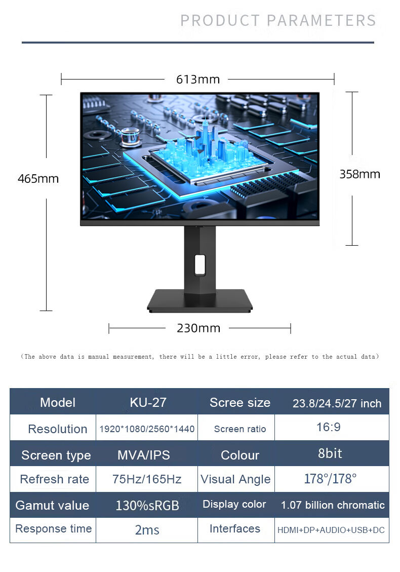 Buy Wholesale China Oem Frameless Flat 27 Inch Fhd 1080p Monitor Gaming ...