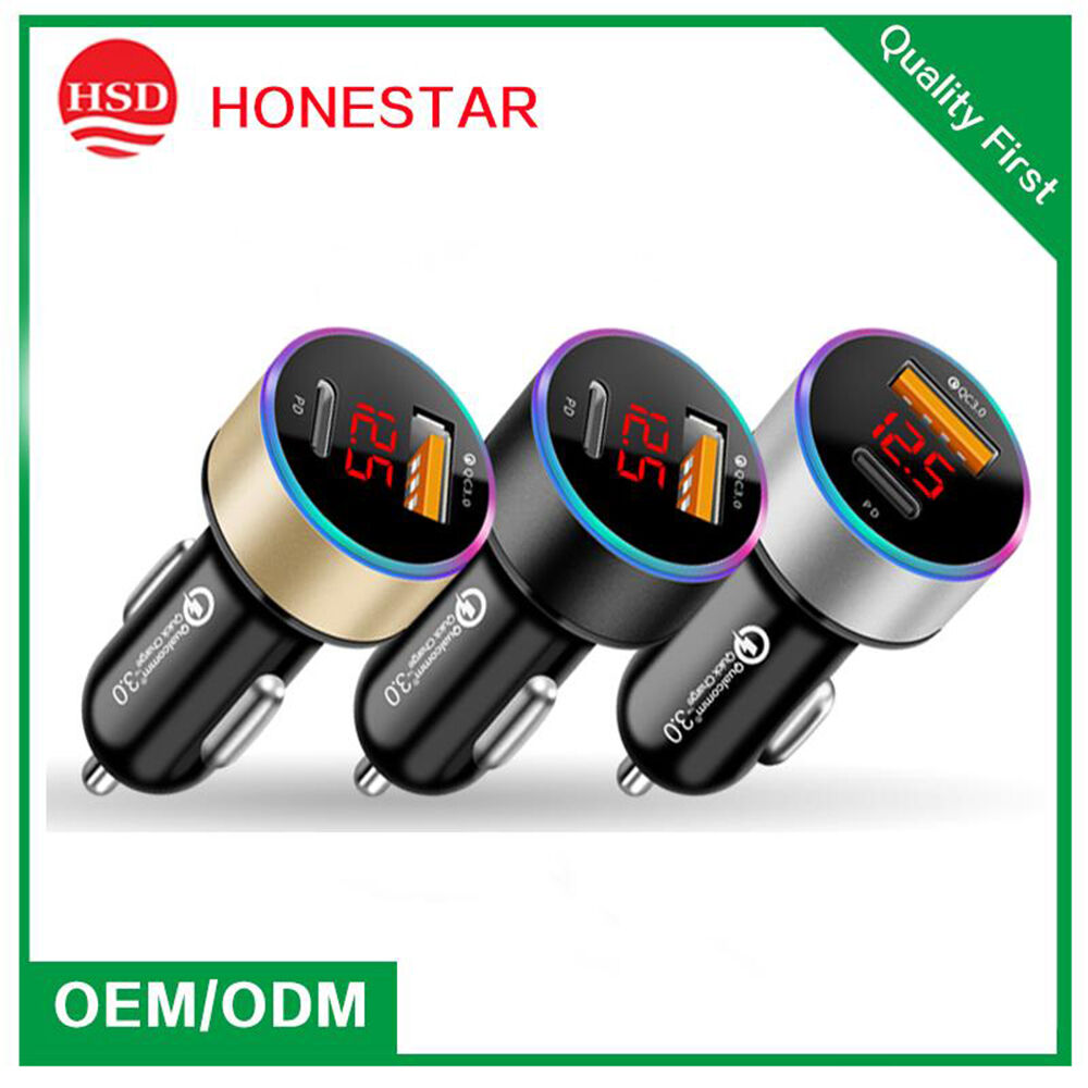 Buy Wholesale China Qc 3.0 Usb+pd Fast Car Charger Aluminum Alloy ...