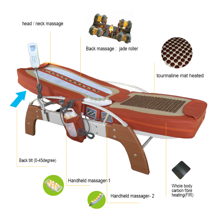 Buy Wholesale China 3d Electric Jade Stone Full Body Massage Tables ...
