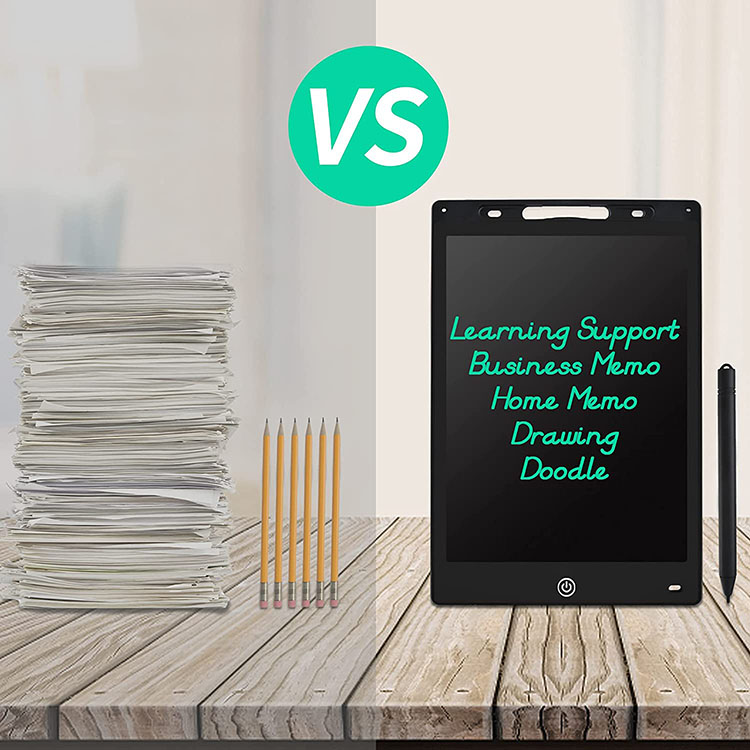 Gift Toy Electronic Memo Pad 12 Inch Colorful Screen Lcd Drawing Board ...