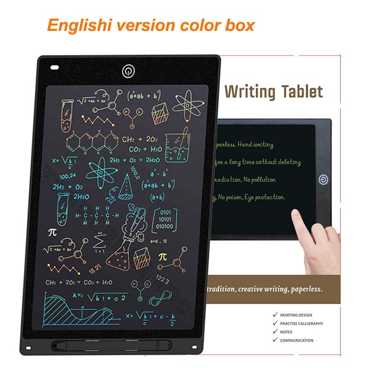 Gift Toy Electronic Memo Pad 12 Inch Colorful Screen Lcd Drawing Board ...