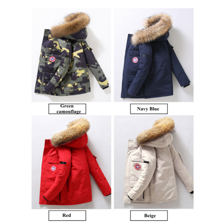 2022 Men's New Down Canada Jacket Outdoor Thickening Wind-resistant ...