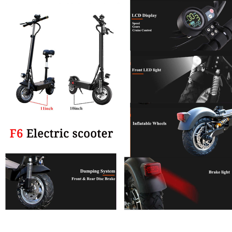 Buy Wholesale China Adult Wide Wheel 500w Dual Motor Scooter Widewheel ...