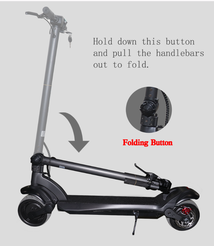 Buy Wholesale China Adult Wide Wheel 500w Dual Motor Scooter Widewheel ...