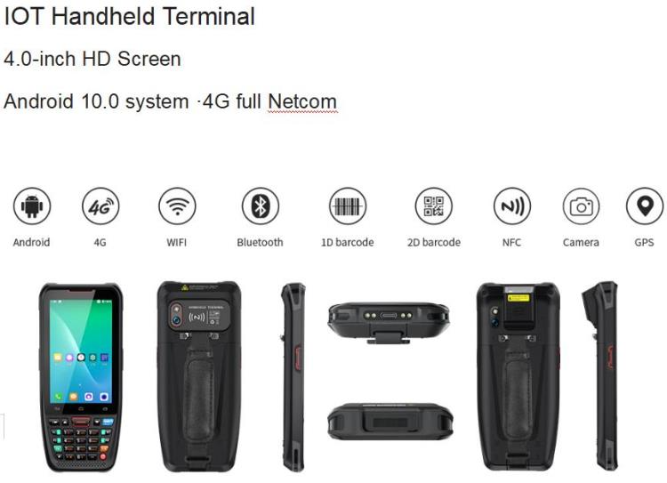 1d 2d Barcode Scanner Pdas Rugged Nfc Pda Android Android 4g Handheld Pda With Printer, Rugged ...