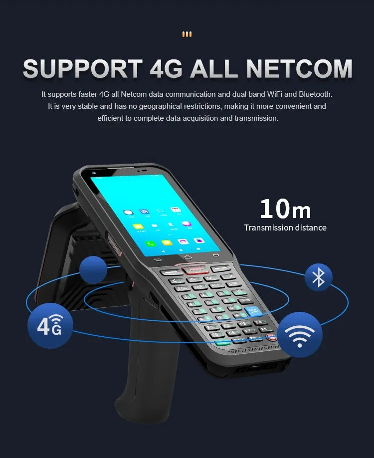 Buy Wholesale China Pistol Grip Android 10 Mobile Pdas Barcode Scanner ...