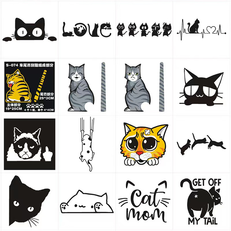Buy Wholesale China Design Waterproof Reflective Cartoon Animal Black ...