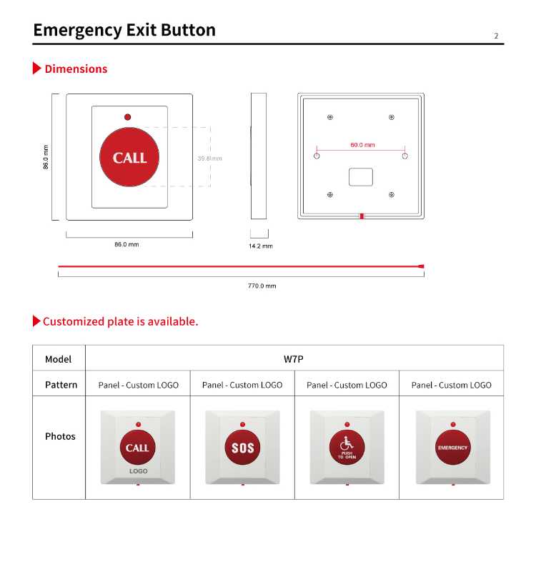 Buy Wholesale China Plastic Panic Switch Box Security Alarm Key Reset ...