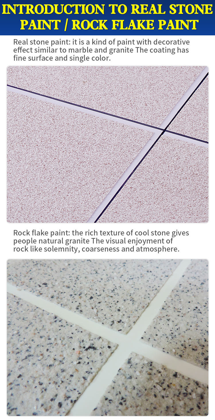 Xinruili Waterproof Natural Stone Paint Coating Gray - Explore China ...