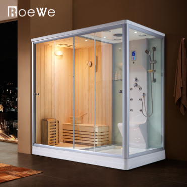 Modern Design Dry Sauna Steam Shower, Indoor Luxury Bathroom Wooden ...