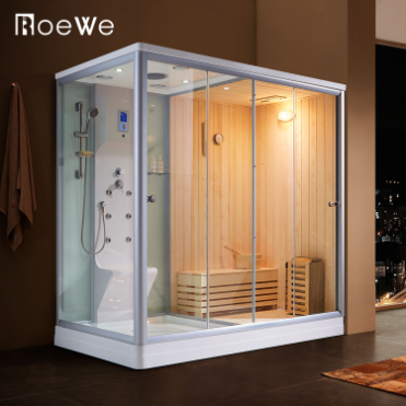 Modern Design Dry Sauna Steam Shower, Indoor Luxury Bathroom Wooden ...