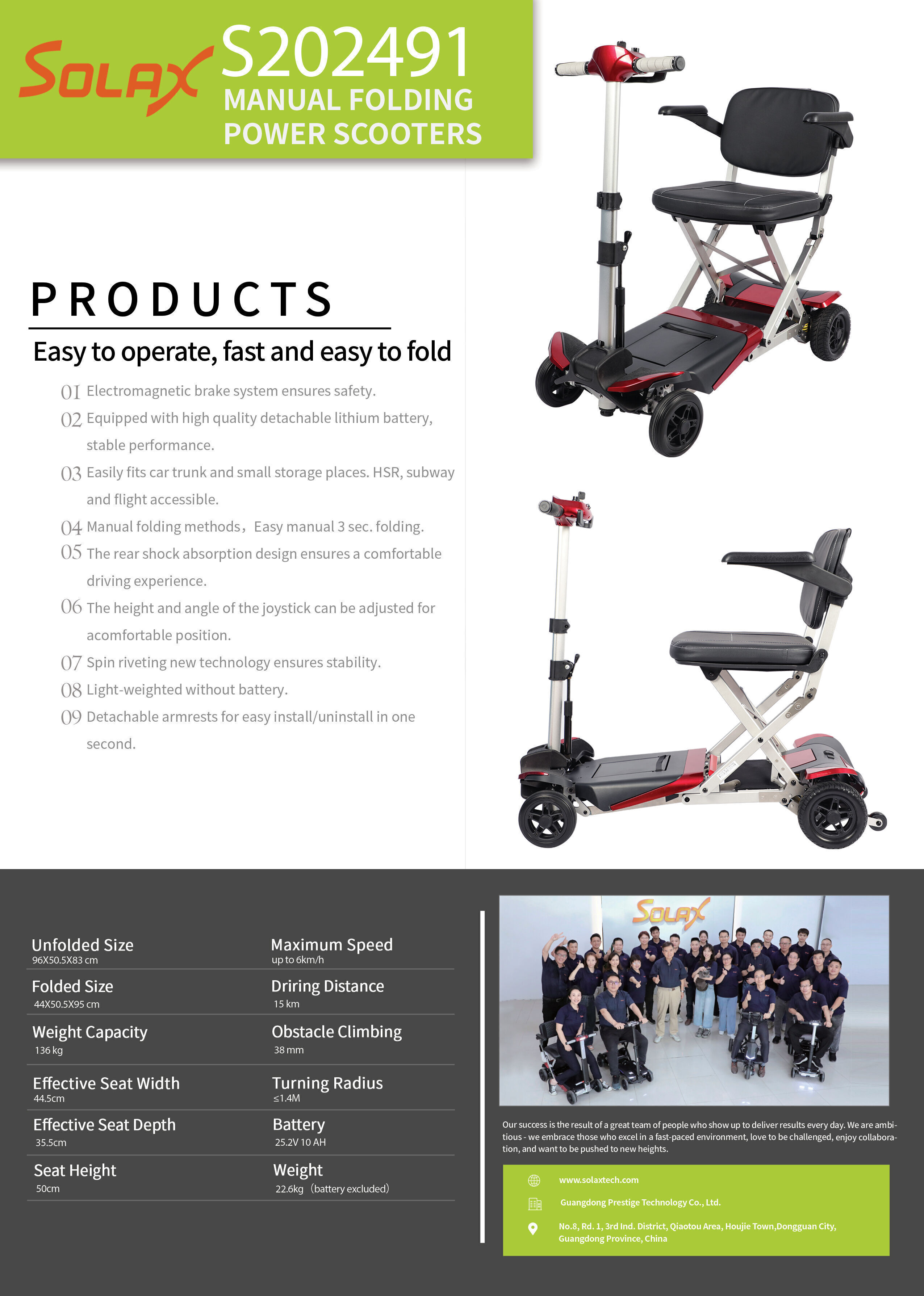 Bulk Buy China Wholesale Mobifree S202491 Manual Folding Mobility ...