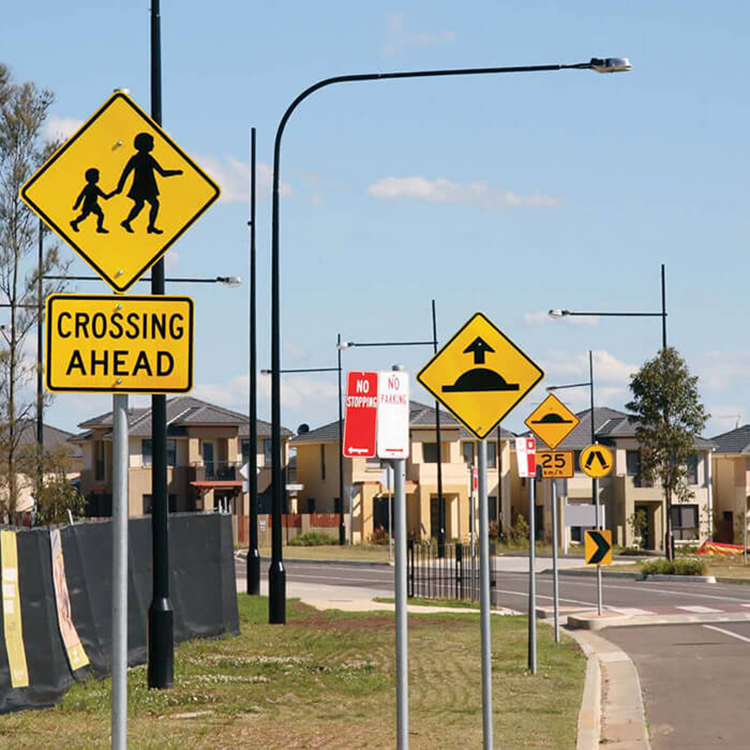 Roadway 60km/h Speed Reflective Traffic Signs, Aluminum Board ...