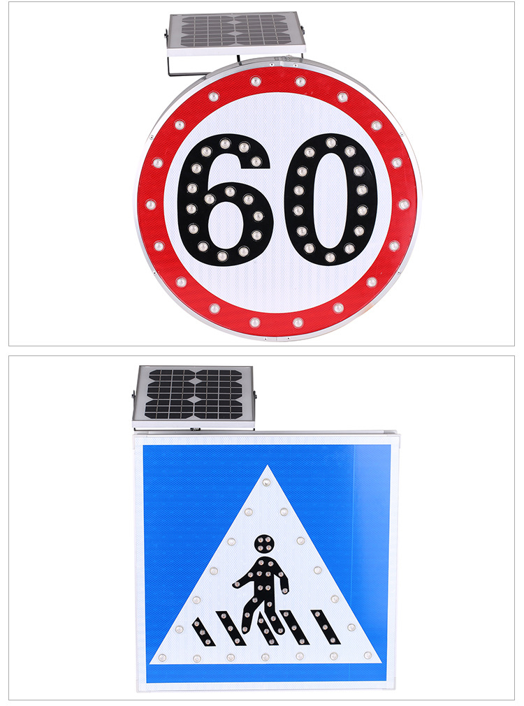 Solar Energy Warning Led Traffic Sign - Buy China Wholesale Led Traffic ...