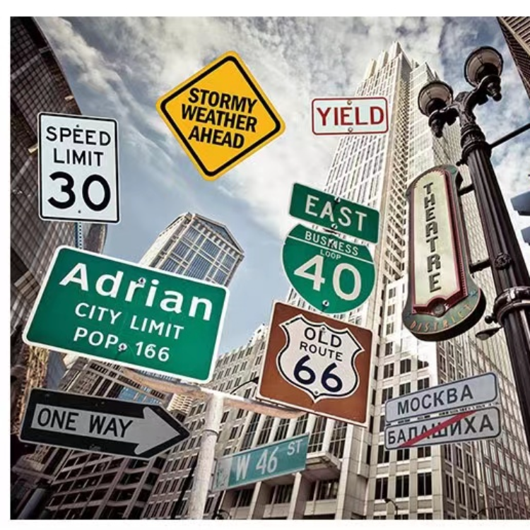 Buy Wholesale China Professional Customized Aluminum Traffic Road Signs ...