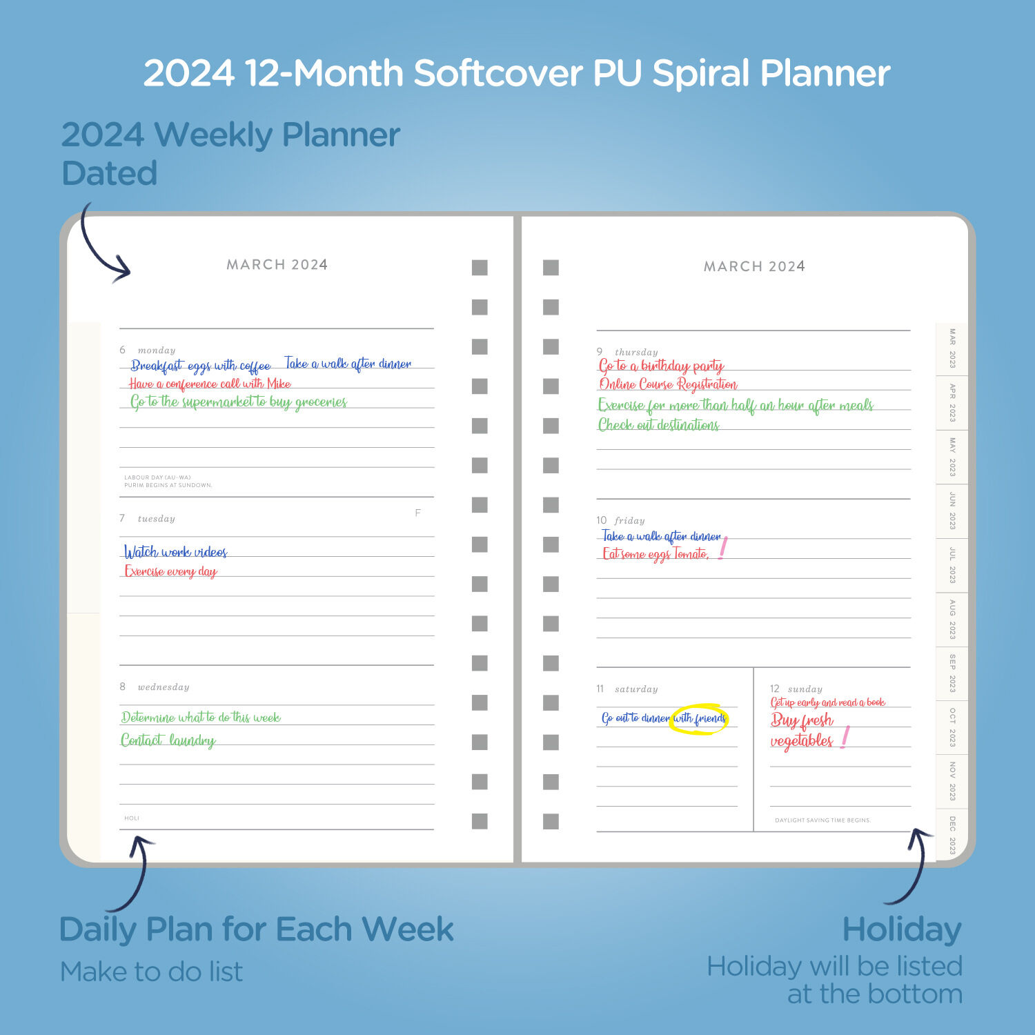 Buy Wholesale China Wholesale Notebook Full English 365 Days Coil ...