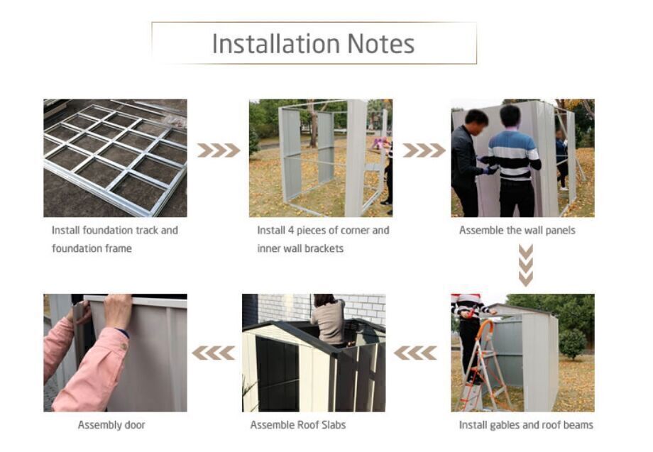 Buy Wholesale China Factory Custom Garden Storage Shed House Assembly ...